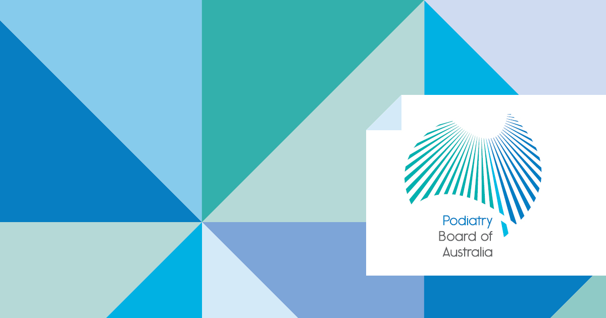 Podiatry Board of Australia - Independent review of the regulation of ...
